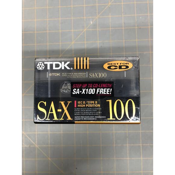 TDK | Media | Tfk Sax 0 And Sa90 Iec Iitype Ii High Position Cassette Tapes 5 Pack New | Poshmark